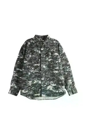 A BATHING APE Digital-camouflage-print Shirt