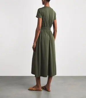 Max Mara Jersey Cannone Midi Dress