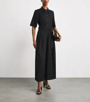 ME+EM Linen-blend Culotte Jumpsuit