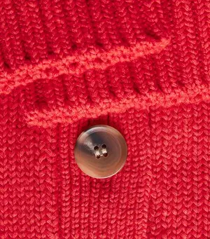 ME+EM Organic Cotton Knit Top - Red