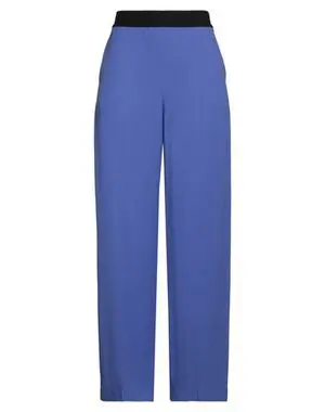 Liviana Conti Wide-leg Viscose And Acetate Trousers - Purple