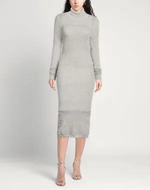 BABYLON Midi Pointelle-knit Bodycon Dress