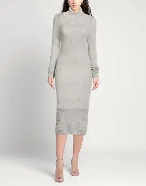 BABYLON Midi Pointelle-knit Bodycon Dress
