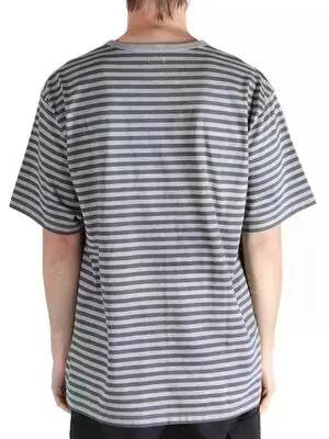 Nanamica Striped Short-sleeve T-shirt - Grey