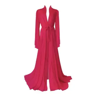 AK ROYALTY RESORTWEAR Beach Gown With Contrast Panel - Pink