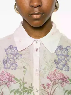 Charo Ruiz Ibiza Floral-print Puff-sleeve Shirt