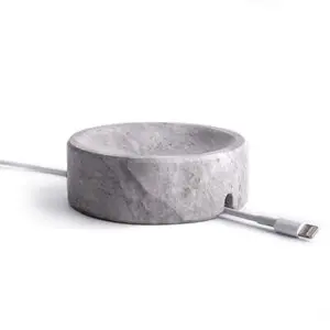 And Jacob Cable Holder Marble - Grey
