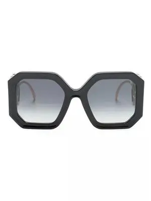 Philipp Plein Tinted Square Frame Sunglasses - Black