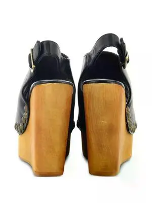 Jeffrey Campbell Snick Platform Sandals - Black