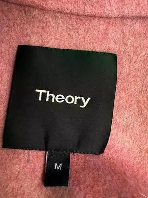 Theory Brushed-felt Open-front Coat