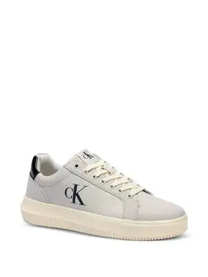 Calvin Klein Logo Lace-up Sneakers - Grey