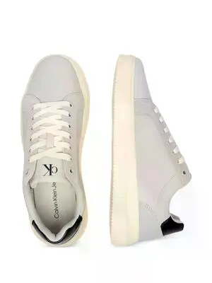 Calvin Klein Logo Lace-up Sneakers - Grey