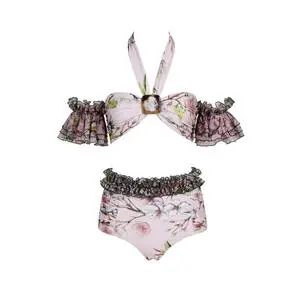 NUR KARAATA Rosé Riviera Bikini Set - Pink
