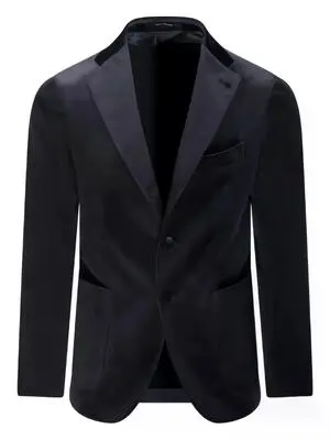 Tagliatore Notched-lapels Blazer - Blue