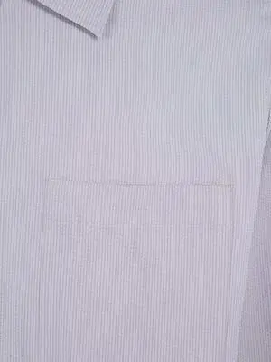 Herno Seersucker Textured Shirt Jacket - Grey