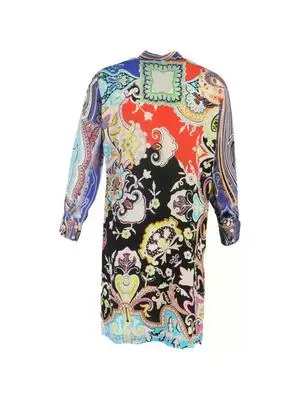 Etro Vintage Printed Silk Dress