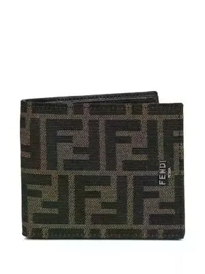Fendi Ff Logo Bi-fold Wallet - Brown