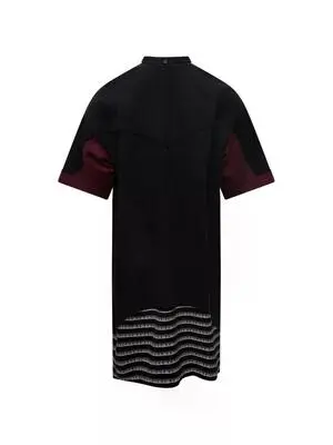 Undercover Striped-hem Shirt Dress