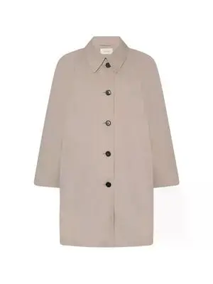 THE ROW The Row Hawkins Raglan-Sleeve Single-Breasted Coat Neutrals