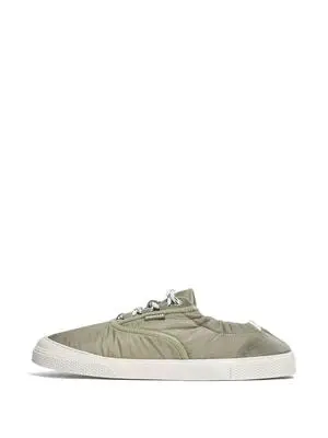 Moncler Panelled Low Top Sneakers - Green