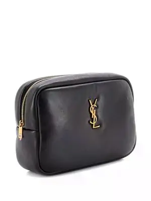 Saint Laurent Calypso Cosmetic Case Leather Pouch