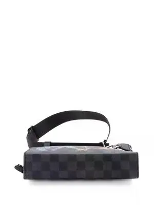 LOUIS VUITTON Gaston Wearable Wallet Limited Edition Wild Animals Damier Graphite Crossbody Bag - Black