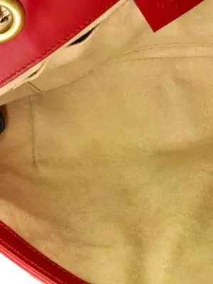 Gucci Gg Marmont Mini Crossbody Bag - Red