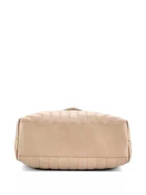 Saint Laurent Loulou Matelasse Chevron Leather Medium Shoulder Bag - Neutrals