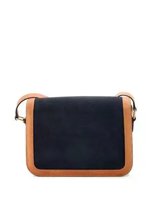 Celine Triomphe Canvas Shoulder Bag - Blue