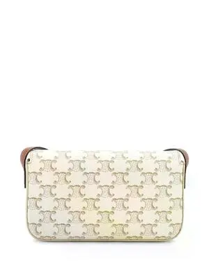 Celine Triomphe East-west Coated Canvas Shoulder Bag