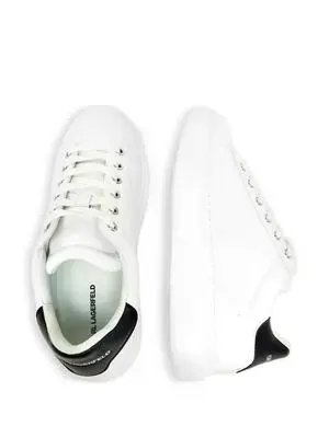 Karl Lagerfeld Icon Charm Detail Sneakers - White
