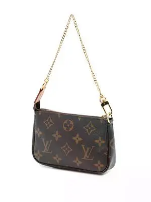 LOUIS VUITTON 2019 Monogram Mini Pochette Accessoires - Brown