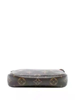 LOUIS VUITTON 2021 Monogram Mini Pochette Accessoires Handbag - Brown