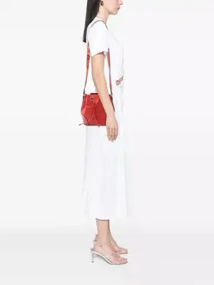 Gucci Diamante Leather Bright Bucket Bag