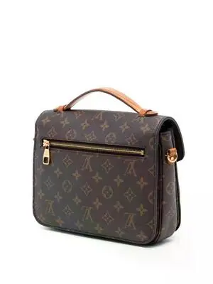 LOUIS VUITTON Monogram Pochette Metis - Brown
