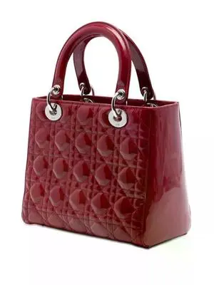 Dior 2014 Medium Patent Cannage Lady Satchel