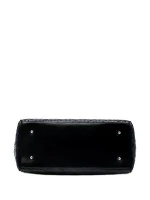 Dior 2007 Stitched Lambskin Cannage Handbag