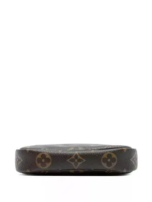 LOUIS VUITTON 2021 Monogram Mini Pochette Accessoires - Brown