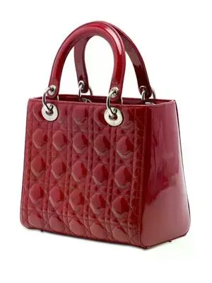 Dior Medium Lady Satchel - Red