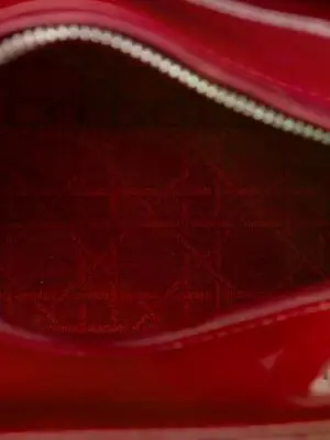 Dior Medium Lady Satchel - Red