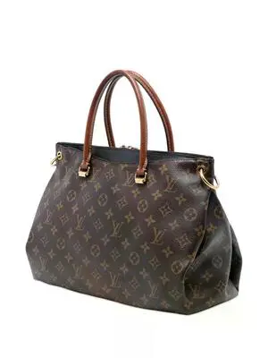 LOUIS VUITTON 2015 Monogram Pallas Mm Satchel - Brown