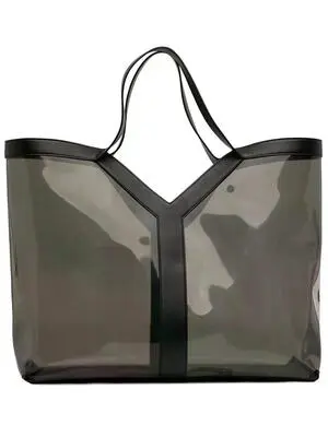 Saint Laurent Maxi Pvc Y Tote Bag