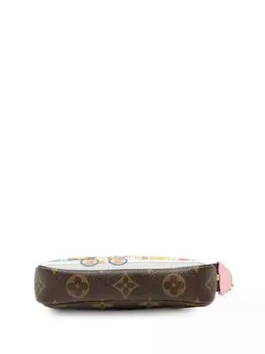 LOUIS VUITTON 2022 Monogram Vivienne In Paris Mini Pochette Accessoires Handbag - Brown