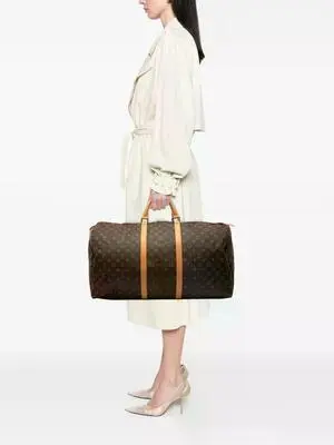 LOUIS VUITTON 1992 Monogram Keepall 60 Travel Bag