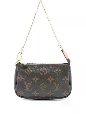 LOUIS VUITTON 2020 Monogram Mini Pochette Accessoires - Brown