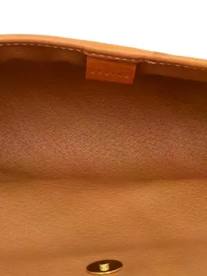 Celine 1999 Macadam Coated Canvas Clutch Bag - Brown