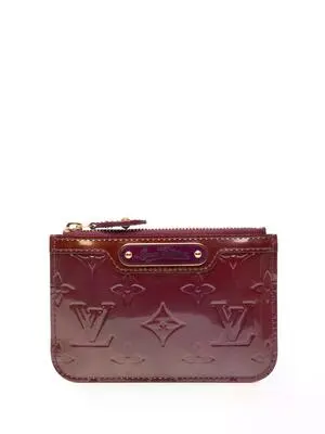 LOUIS VUITTON 2007 Monogram Vernis Key Pouch Coin Pouch - Red