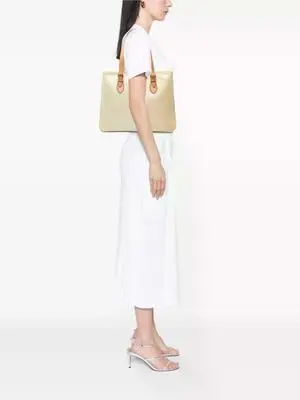 LOUIS VUITTON 2006 Monogram Vernis Brentwood Tote Bag - Yellow