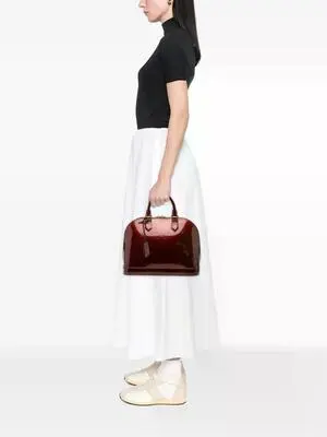LOUIS VUITTON Monogram Vernis Alma Pm Handbag - Red