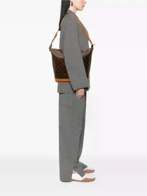 LOUIS VUITTON 2001 Monogram Amfar Three Shoulder Bag